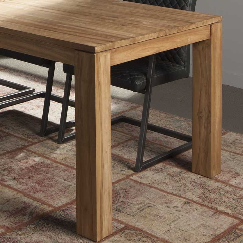 Table à manger en teck Losar Dimension 140x90