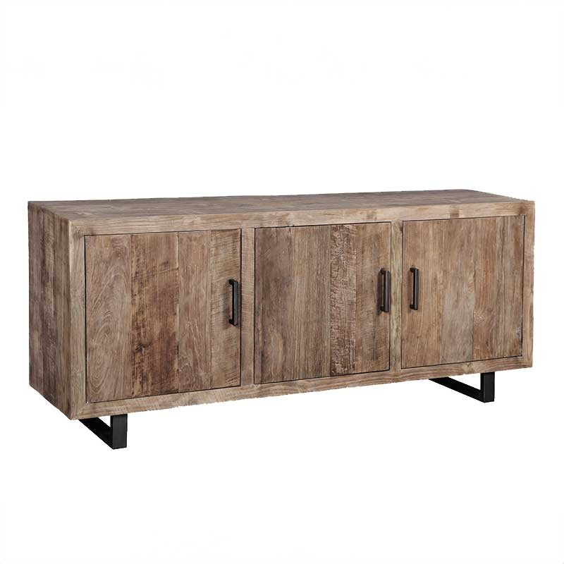 copy of Buffet industriel bois et métal 3 portes 3 tiroirs Tempas