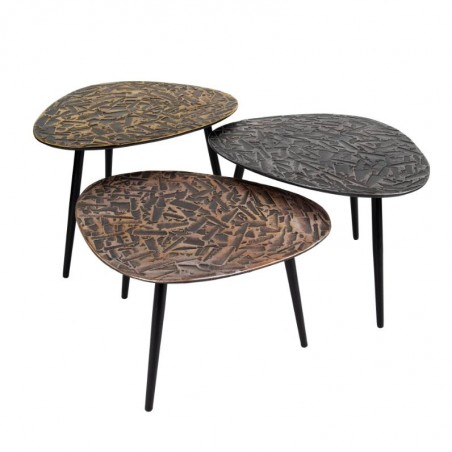 Tables Basses Gigognes Noires - Design