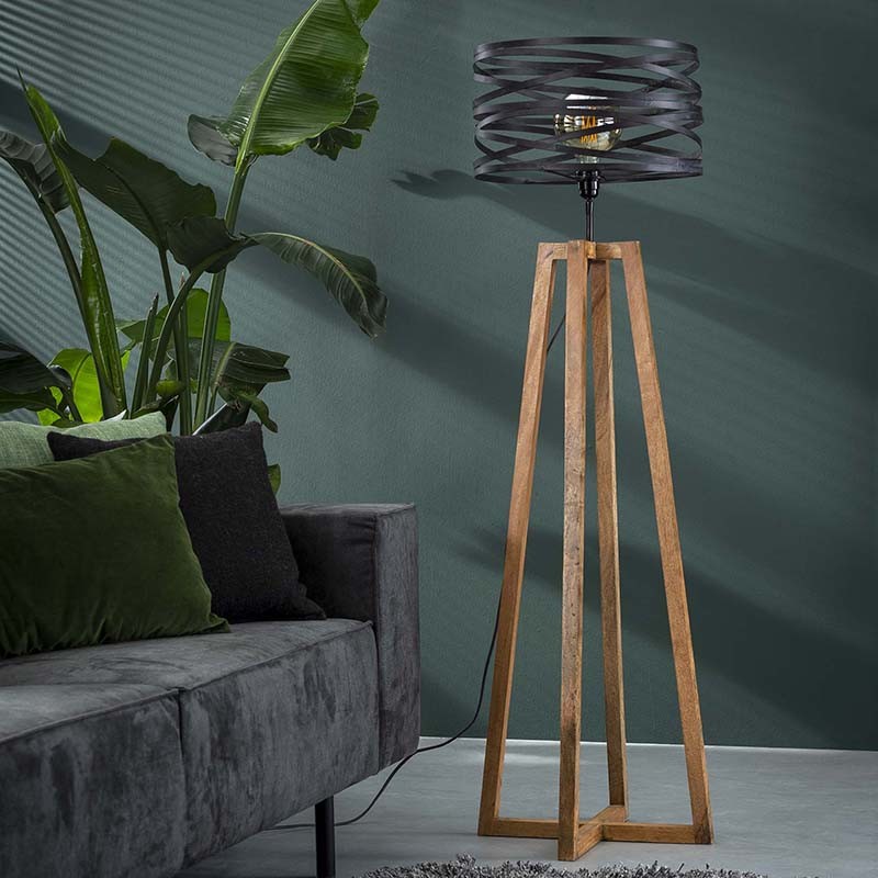 Lampadaire en Métal Moderne
