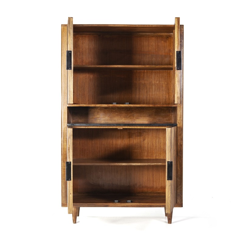Armoire bois et marbre 105 Cart